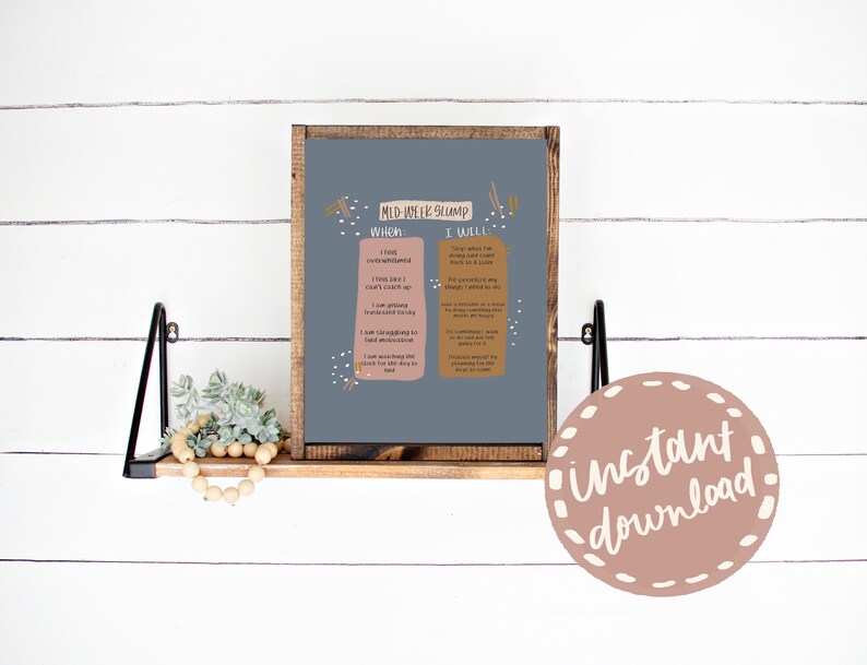 Mid Week Affirmations / Digital Print / Download - Etsy