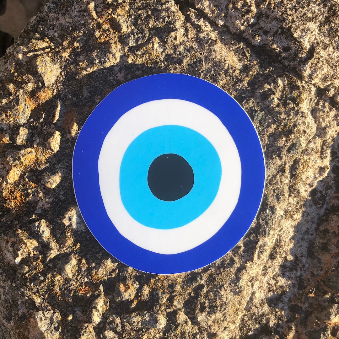 Evil Eye Vinyl Sticker - Etsy