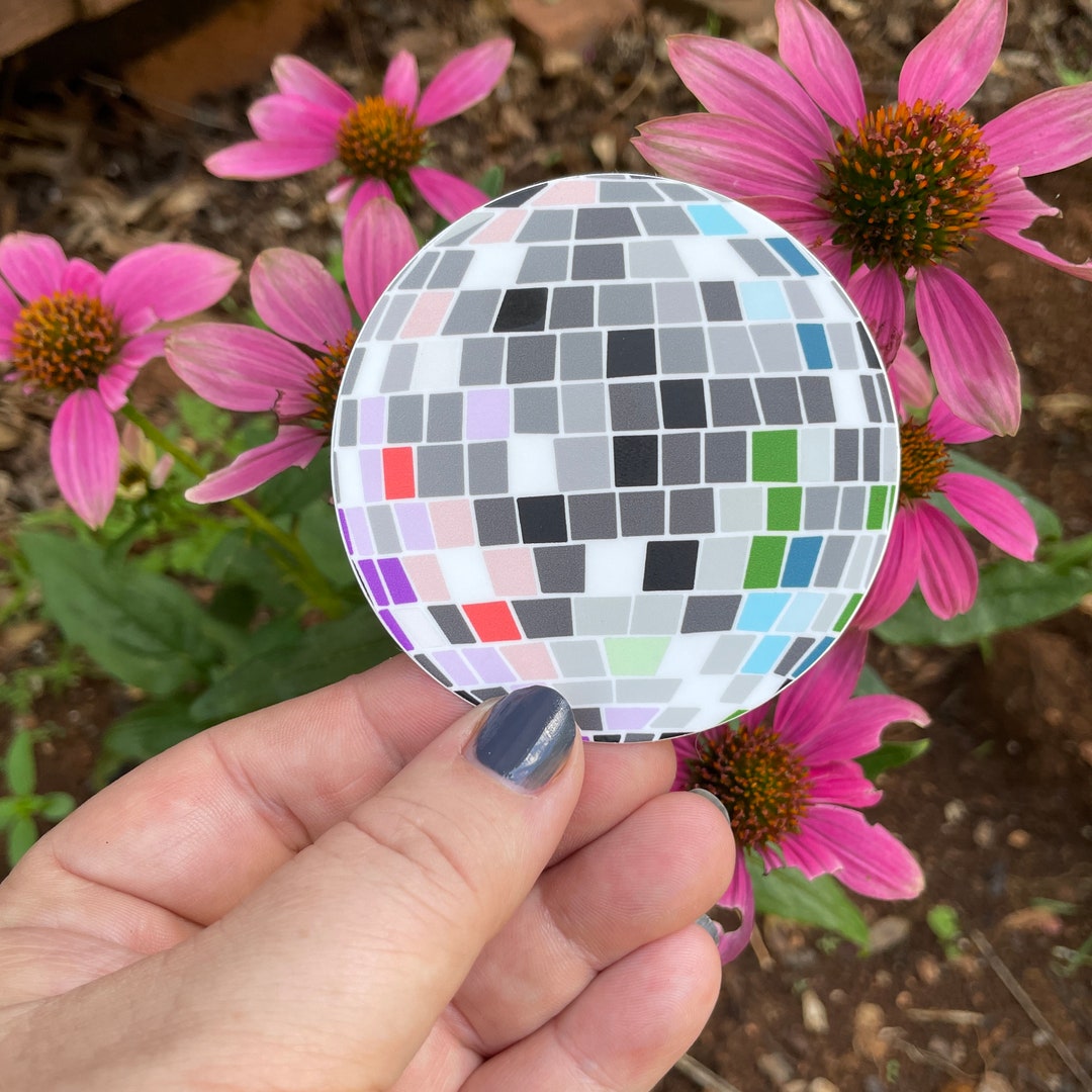 Disco Ball Vinyl Sticker: Waterproof Party Decor - Etsy