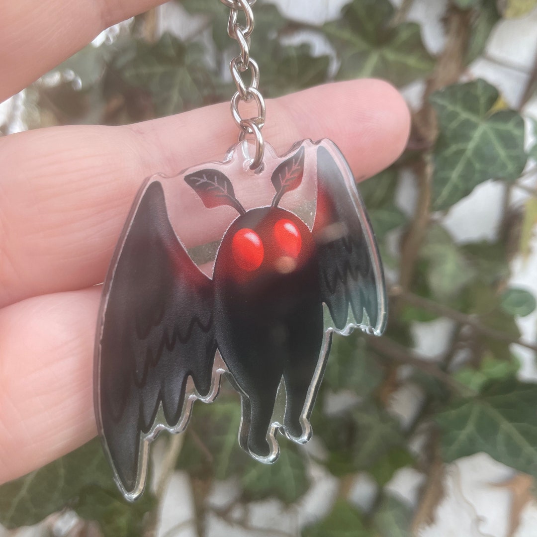 Mothman, Acrylic Keychain - Etsy