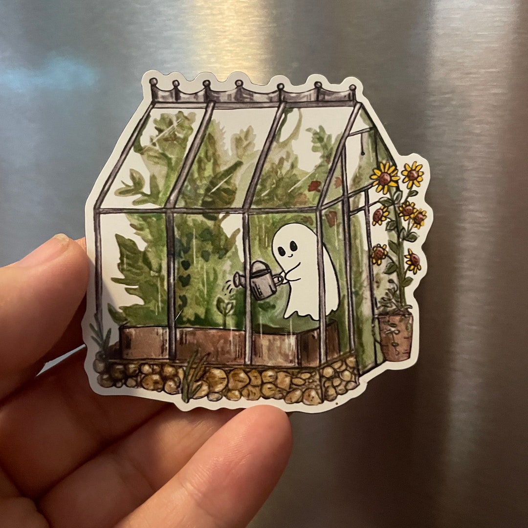 Greenhouse Ghost Magnet, Attaches to Metal Surfaces - Etsy