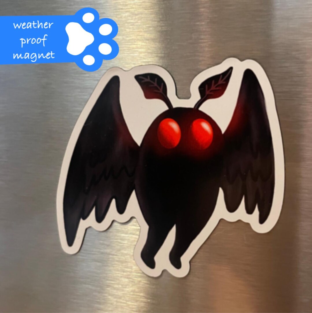 Mothman Magnet, Works on Magnetic Surfaces - Etsy