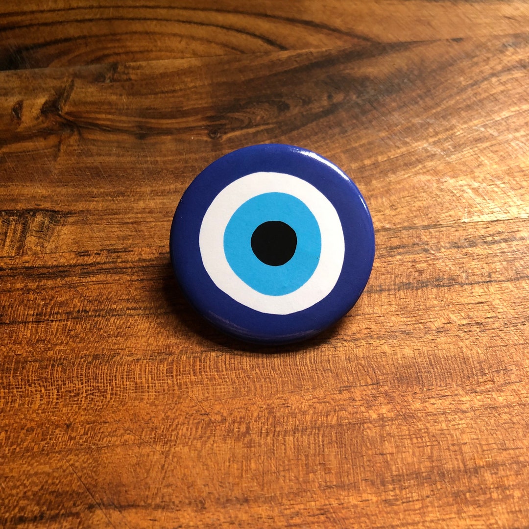 Evil Eye Button | 2.5 Inch - Etsy