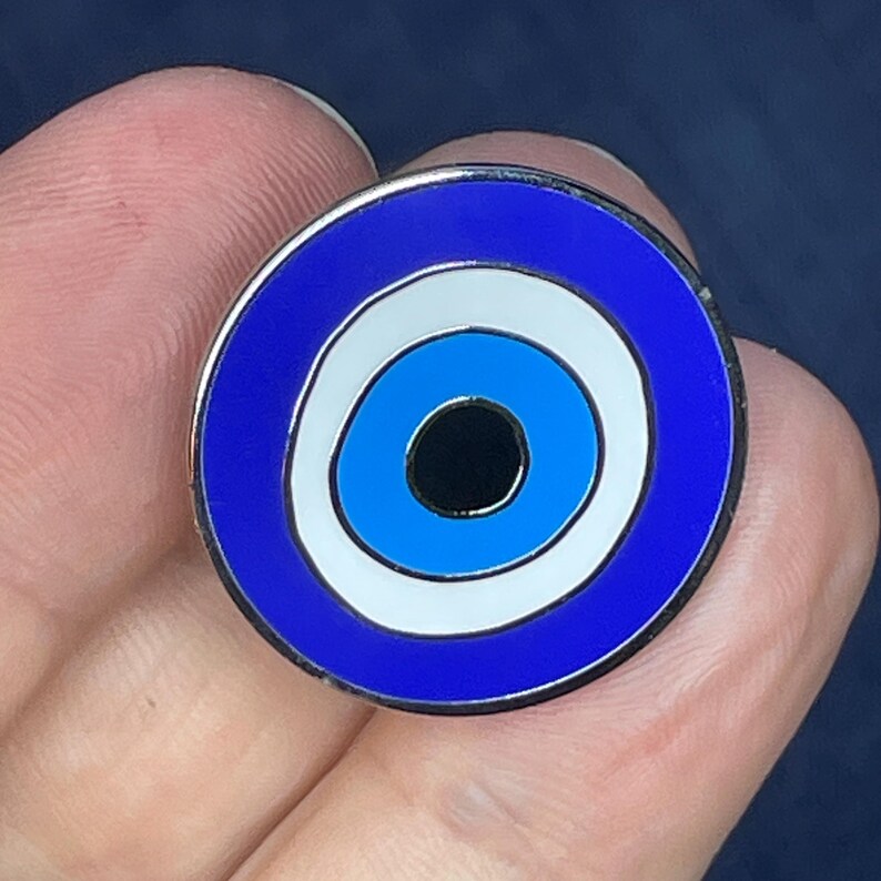 Classic Evil Eye Hard Enamel Pin | Nazar - Etsy