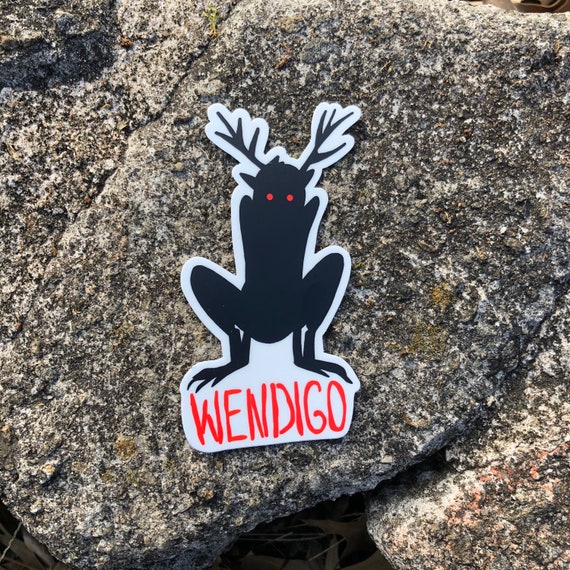 Wendigo Matte Waterproof Vinyl Sticker | Etsy