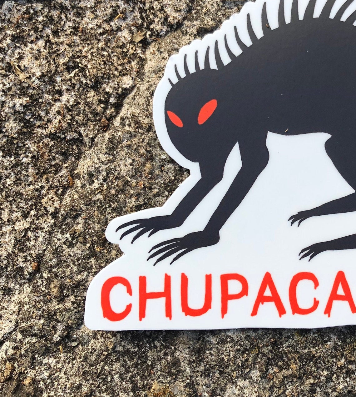Chupacabra Matte Vinyl Sticker - Etsy