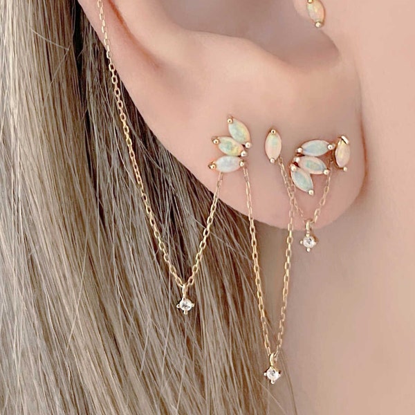 Double Lobe Piercing - Etsy