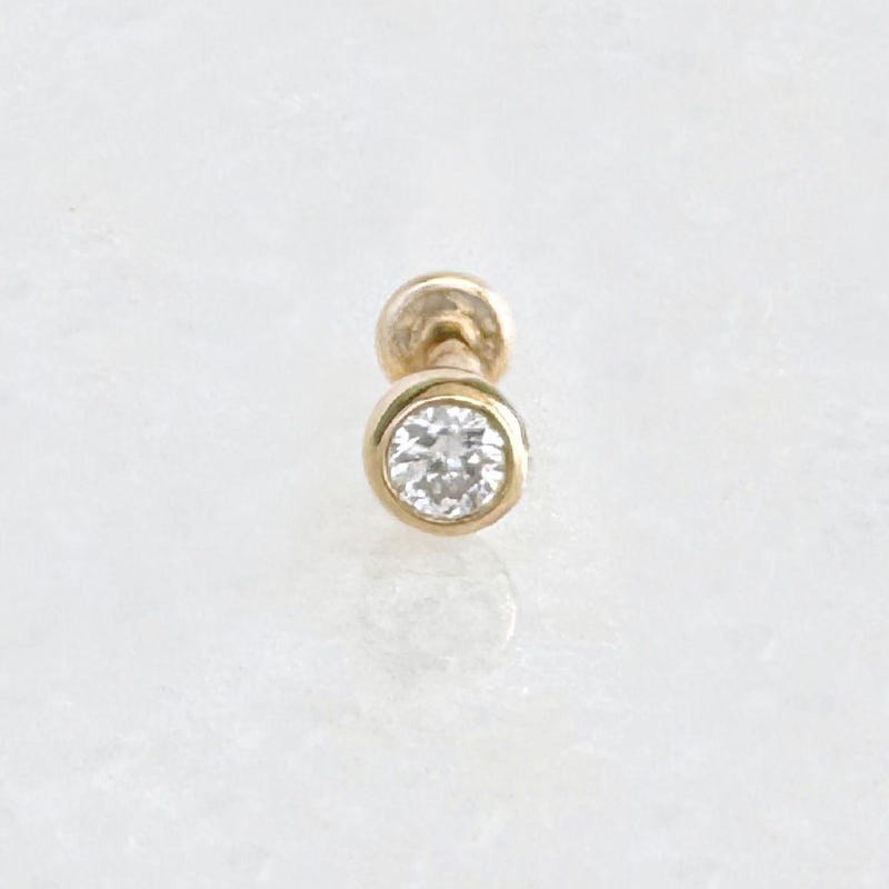 Conch Piercing 3 Diamond - Etsy