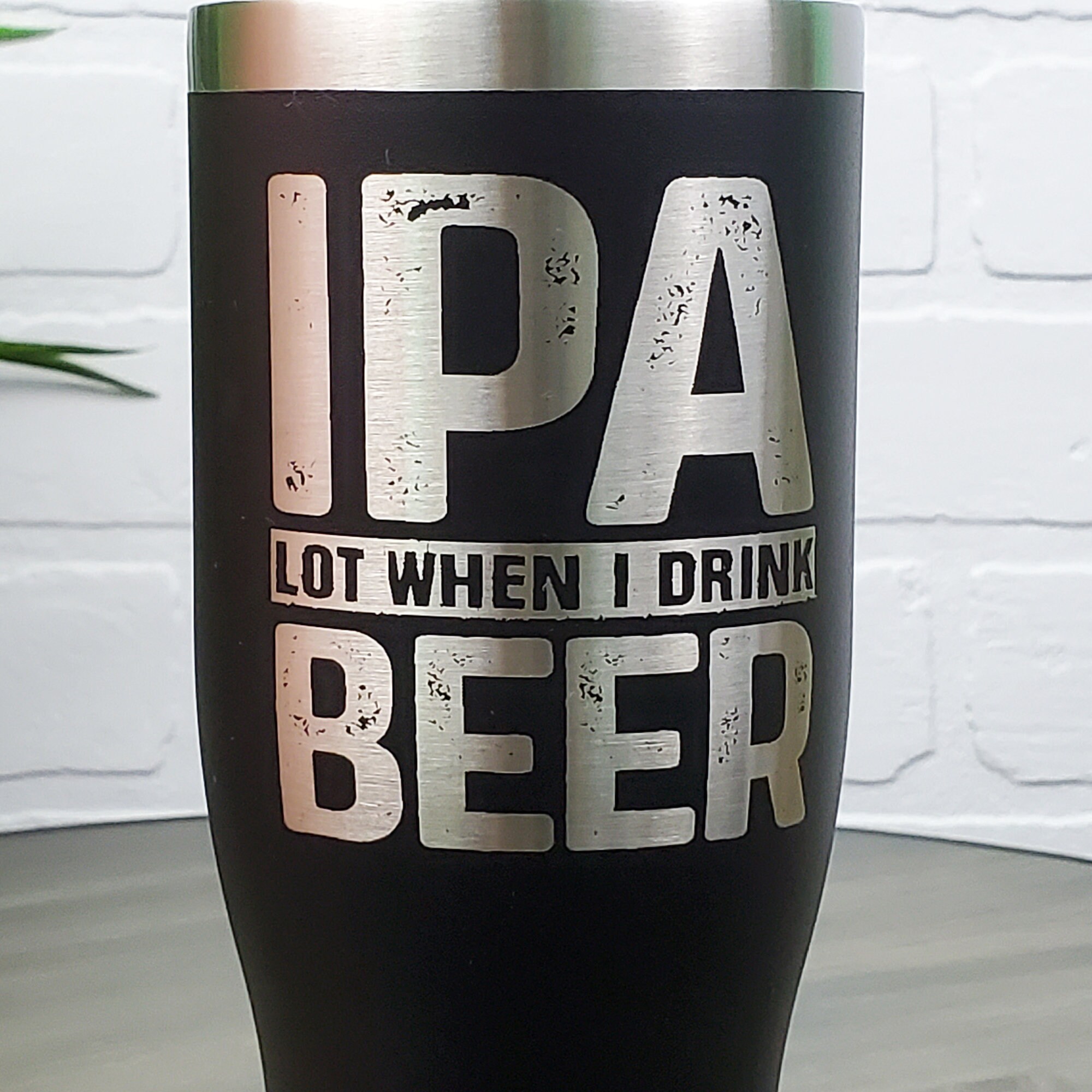 Lote IPA Cuando bebo cerveza 14oz Pilsner Tumbler Copa de | Etsy
