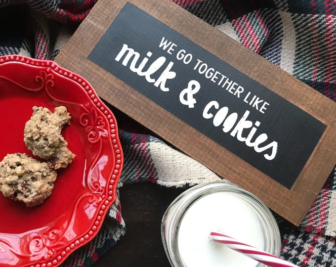 Milk & Cookies Sign - Etsy