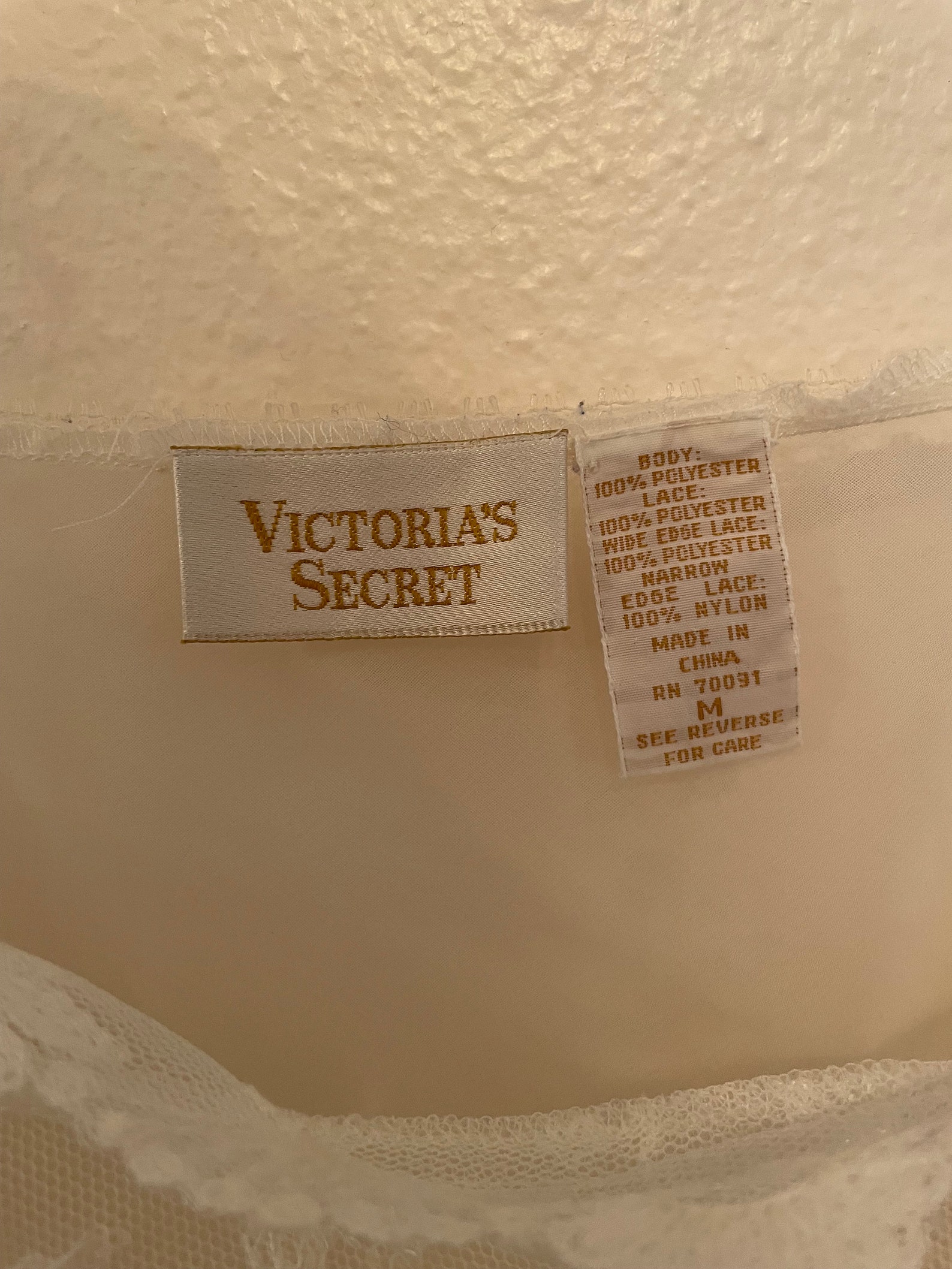 Vintage Victoria's Secret White Floral Embroidery Satin - Etsy