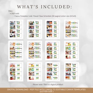 Visual Schedule| Classroom Routine| Real Photos | Daily Schedule Signs ...