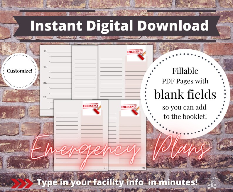 Emergency Plan Emergency Preparedness Emergency Procedure Great for ...