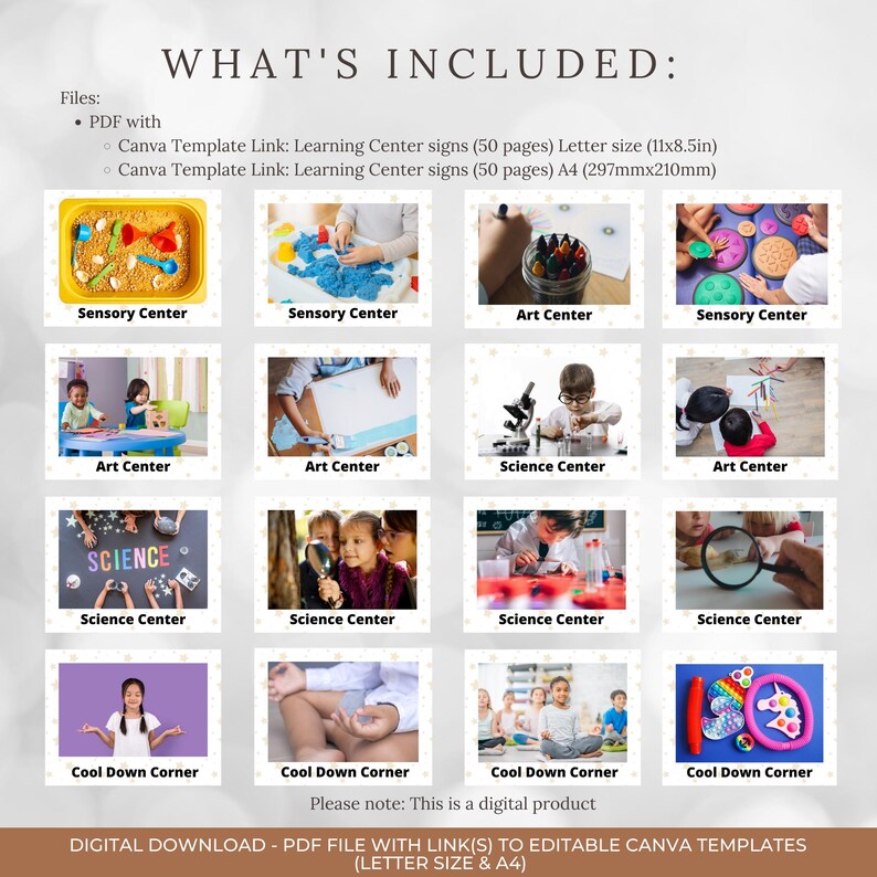 Daycare Center Signs| Learning Center Signs| Play Center Signs| Great ...