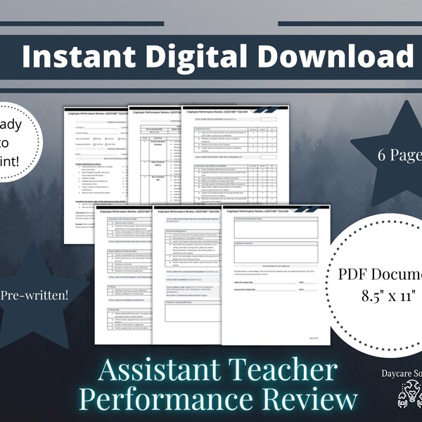 Performance Review Template - Etsy