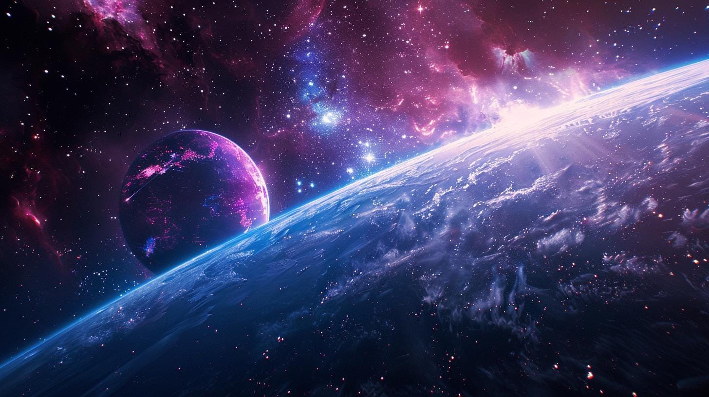 Space Galaxy Professional Virtual Background Bundle | Work From Home ...