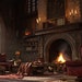 Wizard Common Room Virtual Background Bundle | Work From Home | Png ...