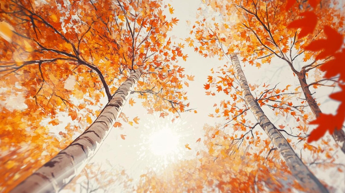 Autumn Thanksgiving Virtual Background Bundle | Work From Home Pngs ...