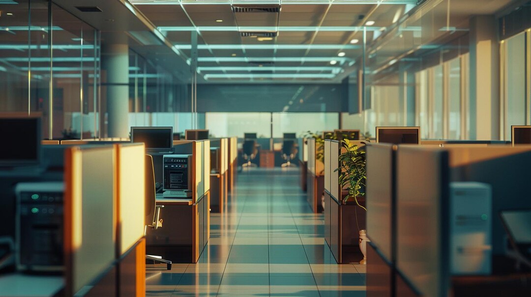 Spacious Office Environment Professional Virtual Background Bundle ...