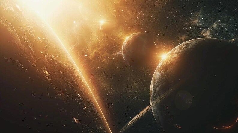 Space Galaxy Professional Virtual Background Bundle Work From Home PNG ...