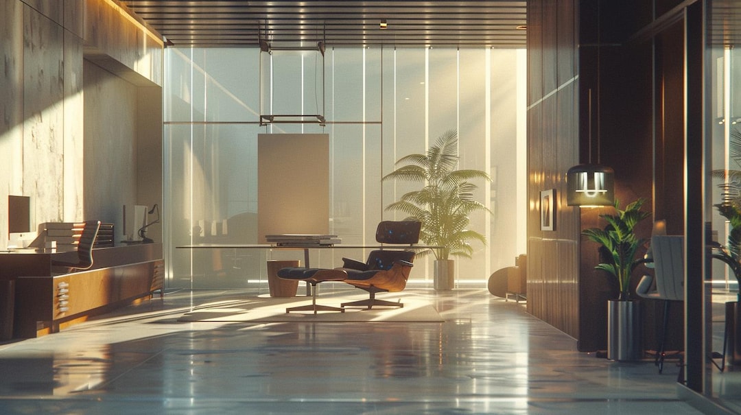 Spacious Office Environment Professional Virtual Background Bundle ...