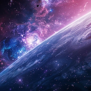 Space Galaxy Professional Virtual Background Bundle | Work From Home ...