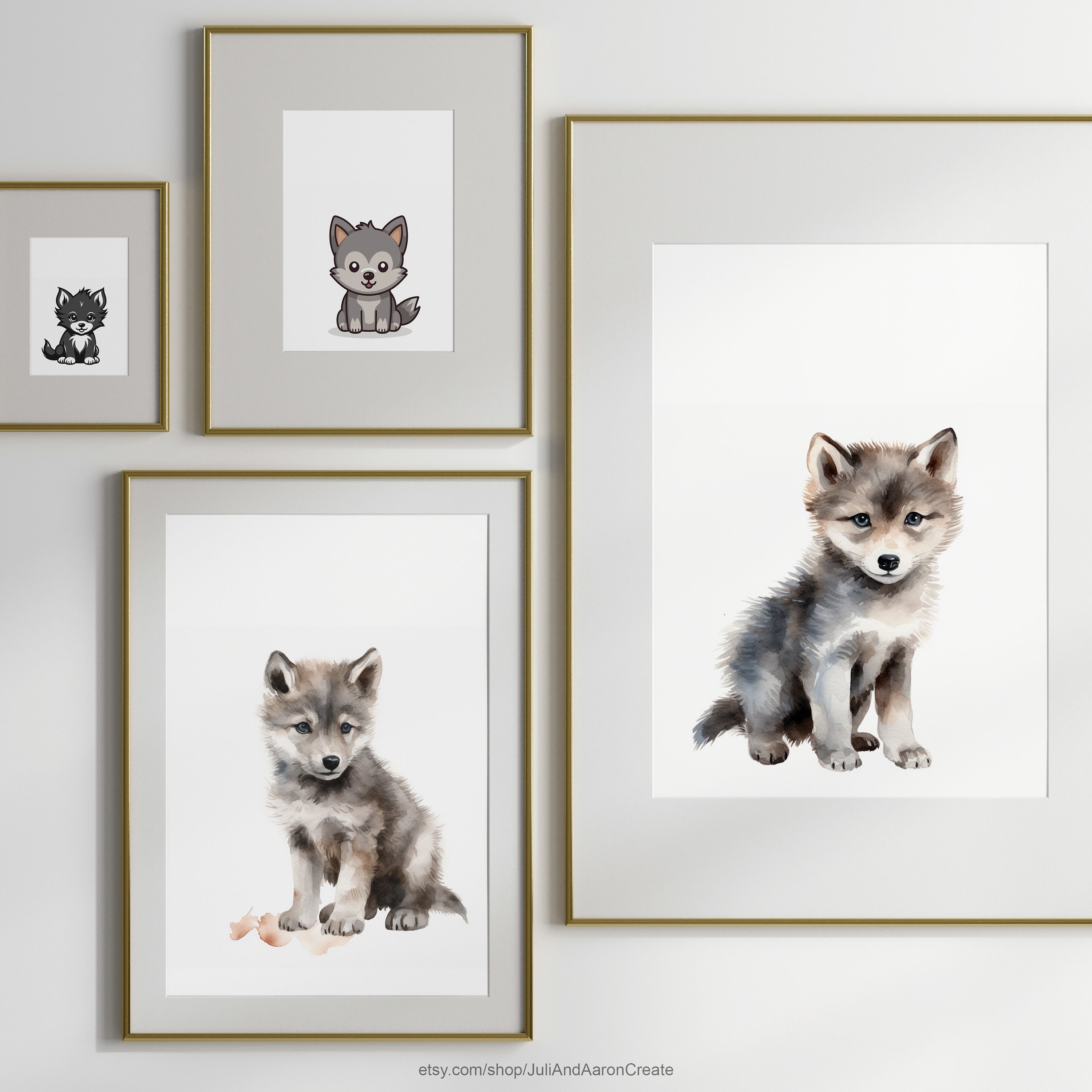 Baby Wolf SVG & PNG | 1x1 | Instant Digital Download - Etsy