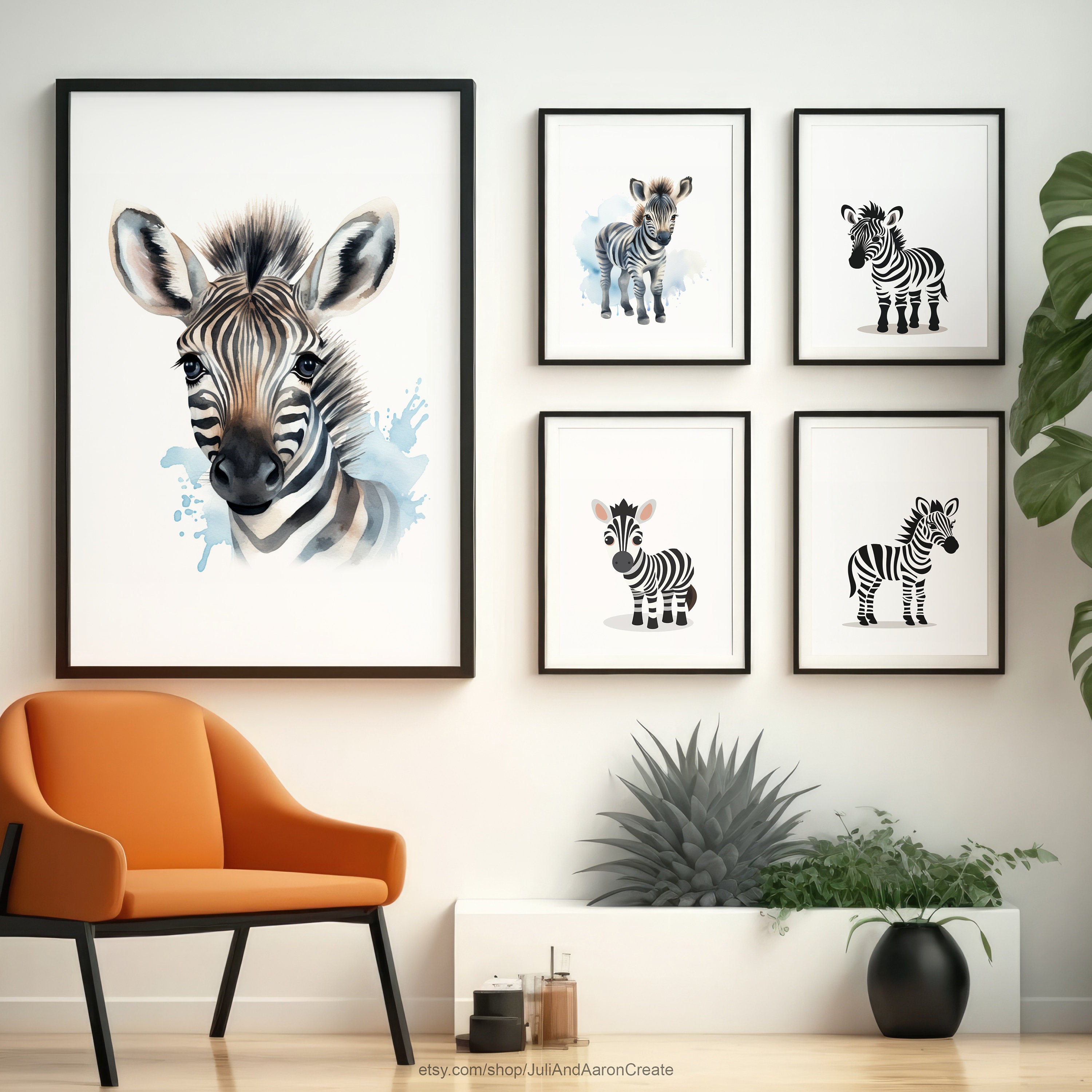 Baby Zebra SVG and PNG Set | Adorable Nursery Decor | 1x1 | Instant ...