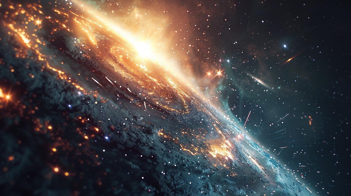 Space Galaxy Professional Virtual Background Bundle | Work From Home ...