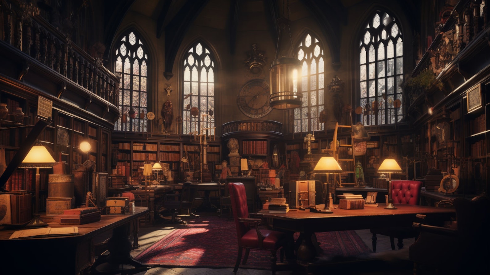 Wizard Common Room Virtual Background Bundle | Work From Home | Png ...