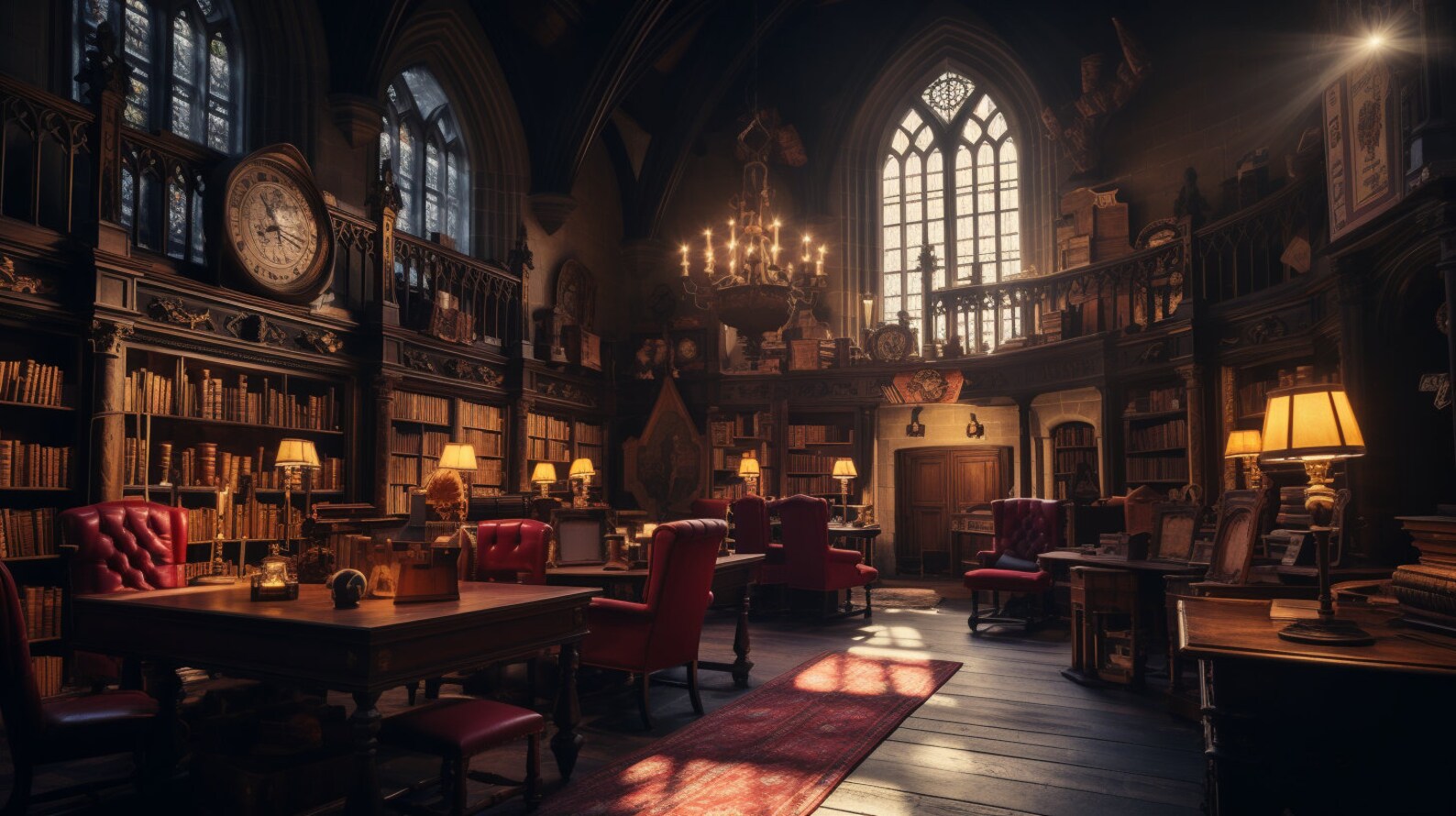 Wizard Common Room Virtual Background Bundle | Work From Home | Png ...