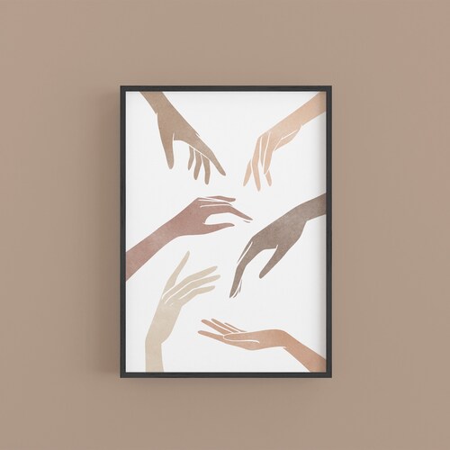 Diversity Wall Art Equality Prints End Racism Wall Decor - Etsy UK