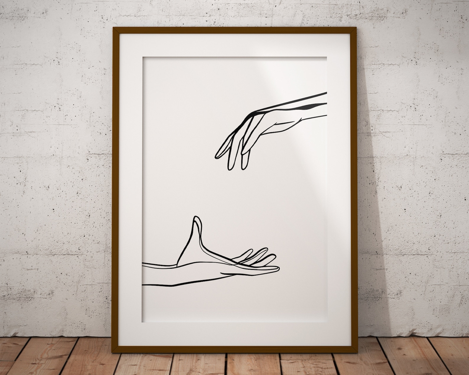 Hands Line Drawing, Feminine Wall Art, Line Art Female, Printable Line ...