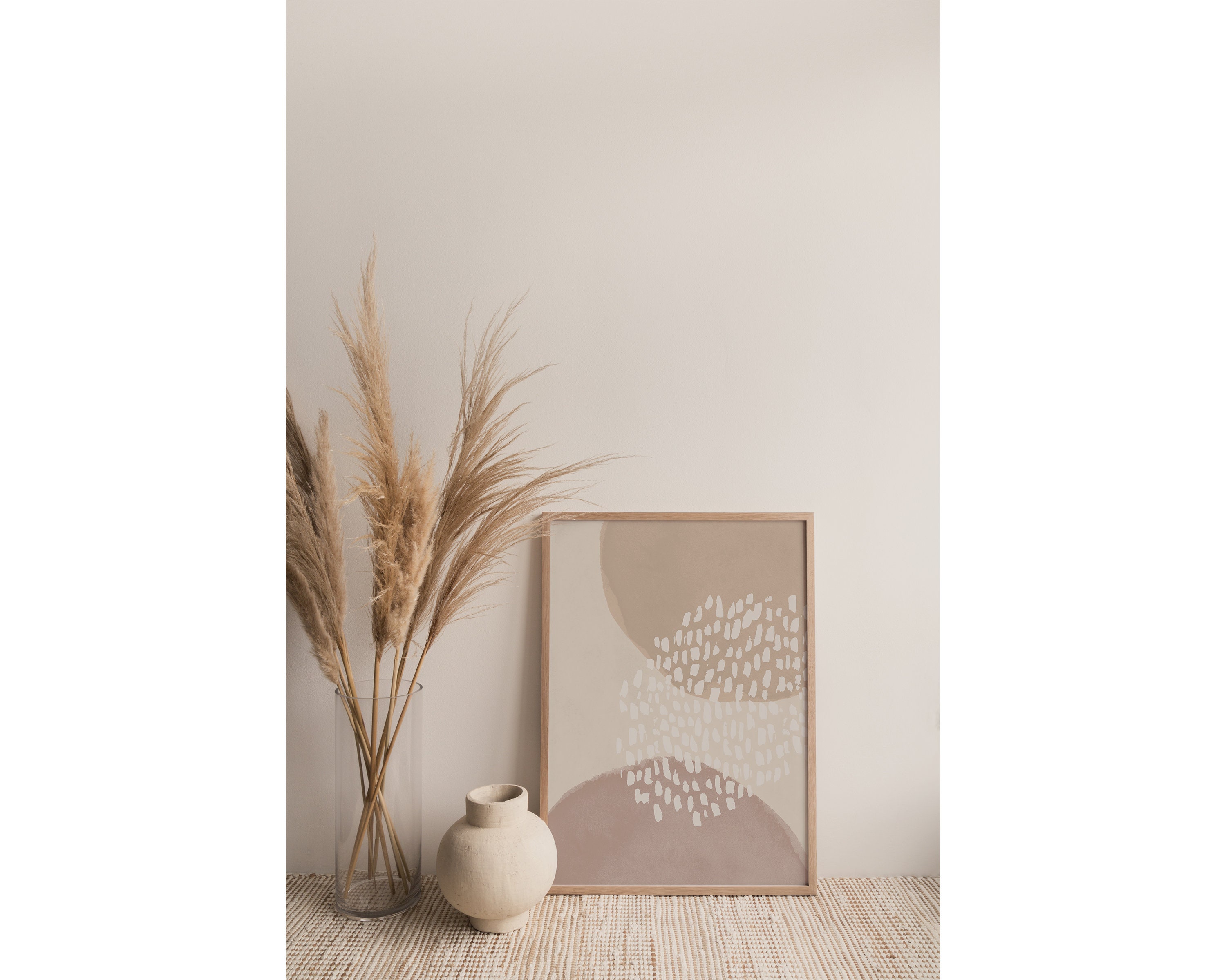 Set of 5 Neutral Wall Art, Poster Bundle, 5 Piece Wall Art, Muted Tones ...