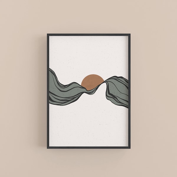 Warm Color Wall Art - Etsy