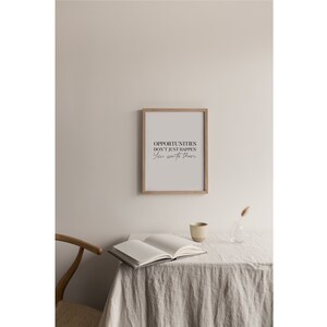 Inspirational Quotes, Motivational Wall Decor, Typography Print ...