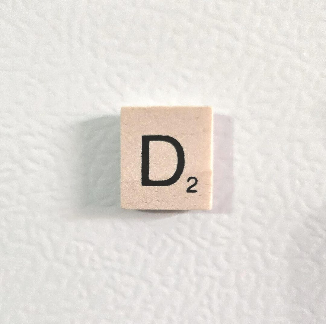 Custom Scrabble Piece Magnet - Etsy