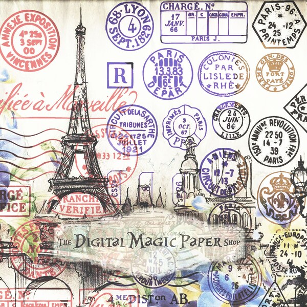French Postmarks - Etsy