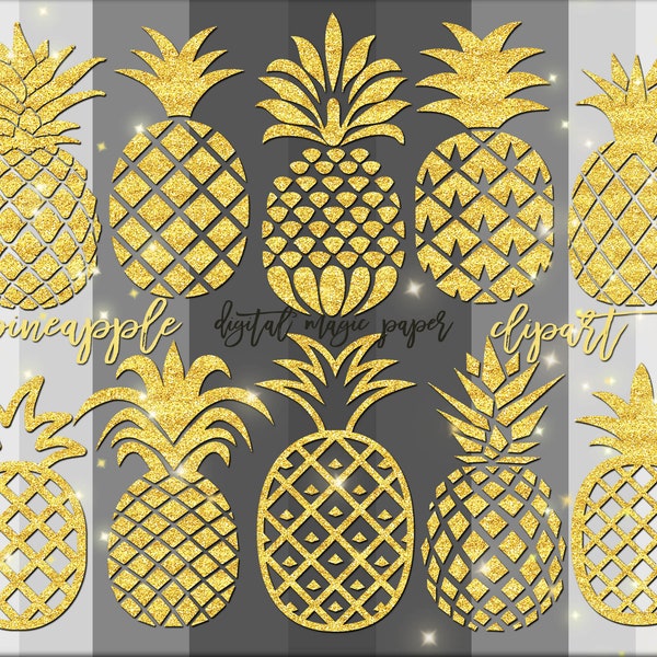 Pineapple Clip Art - Etsy