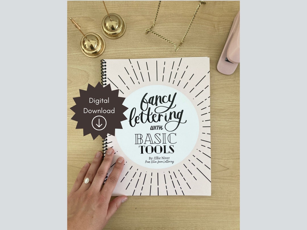 Fancy Lettering With Basic Tools DIGITAL DOWNLOAD | Hand Lettering ...