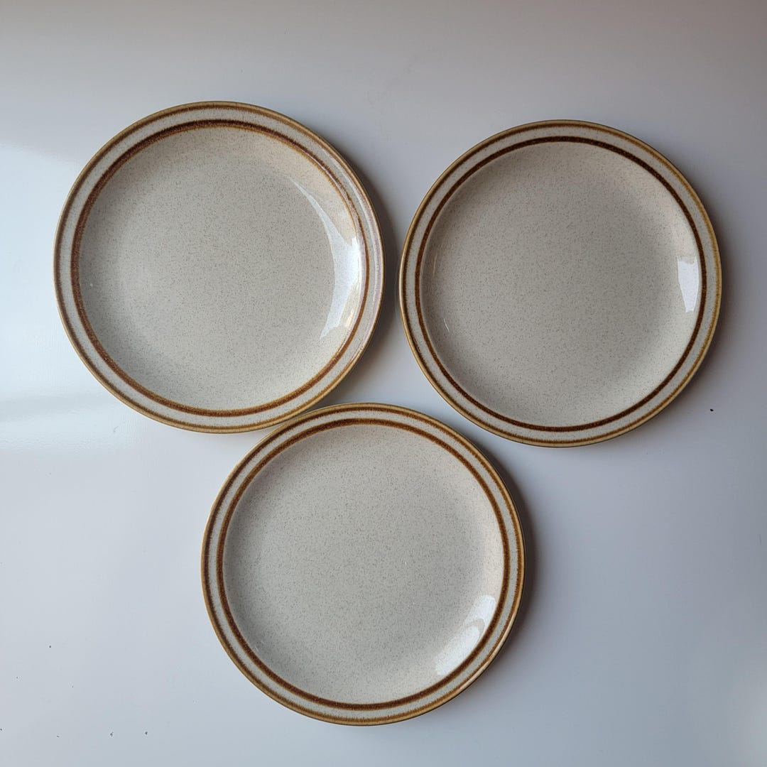 Alpine Mountain Stoneware Collection 7 3/4” Salad Plates Genesis Japan ...