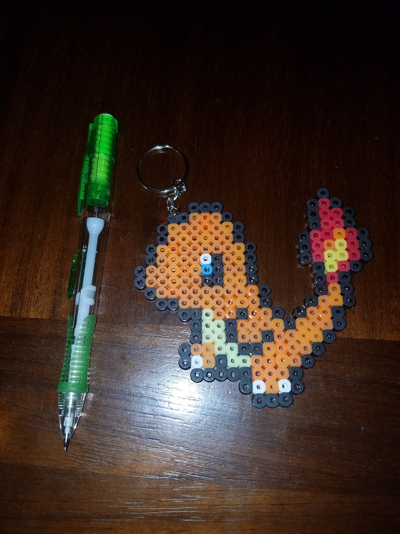 Perler Bead Pokemon Keychain pikachubulbasaurcharmandersquirtle ...