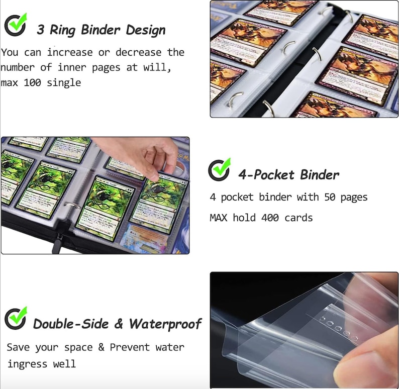 Lorcana Binder Rapunzel Limited Edition PU Leather Zippered Card Binder ...