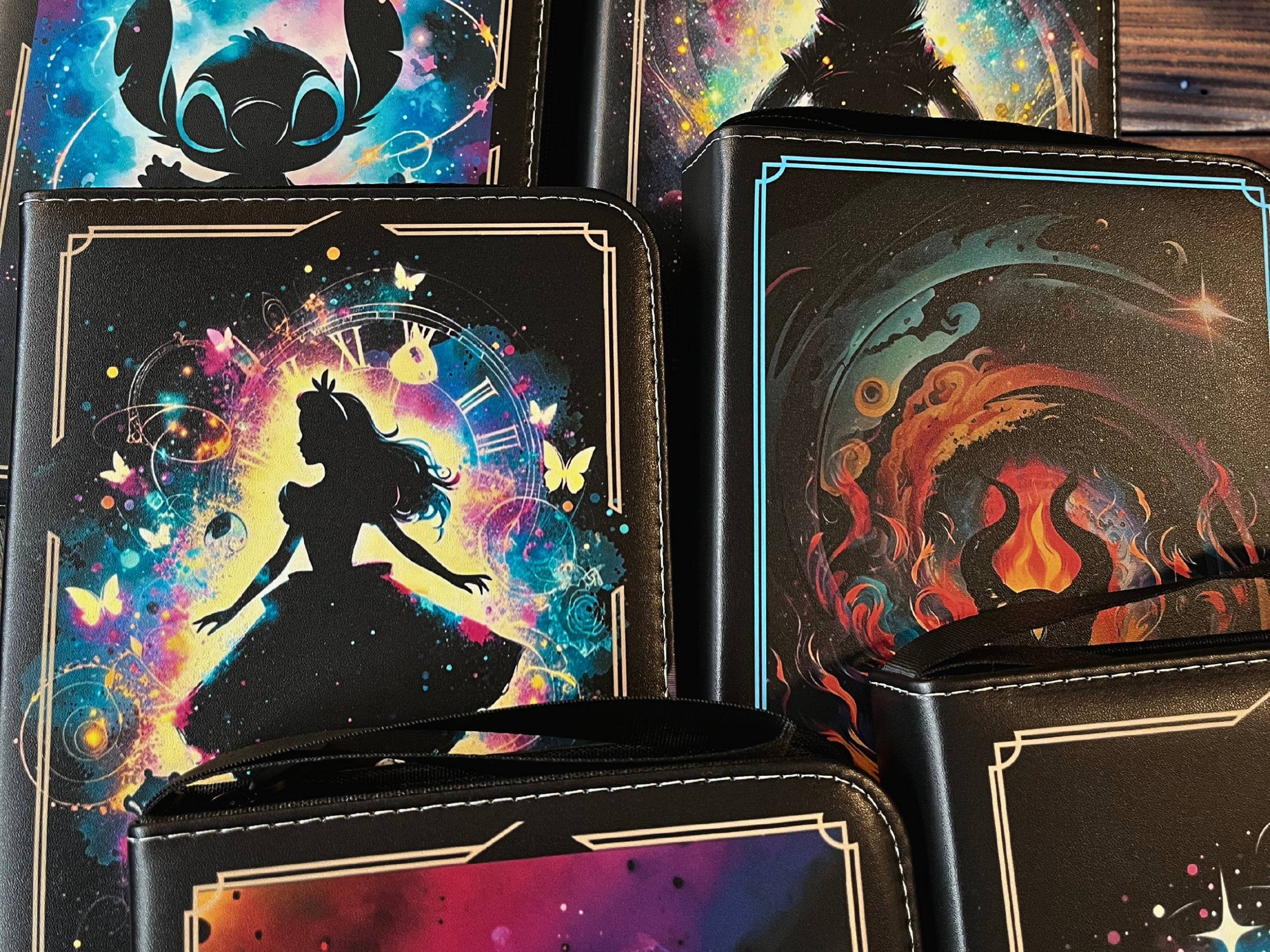 Lorcana Card Binder Featuring Stitch PU Leather Enchanted Card Storage ...