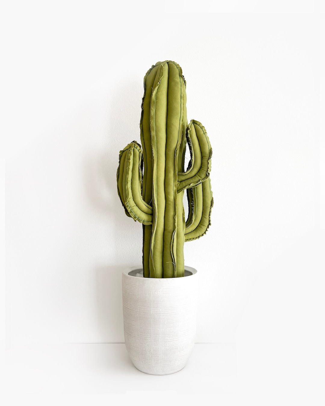 48 Jumbo Size Saguaro Cactus Plush, Handmade Fabric Cactus, Artificial ...