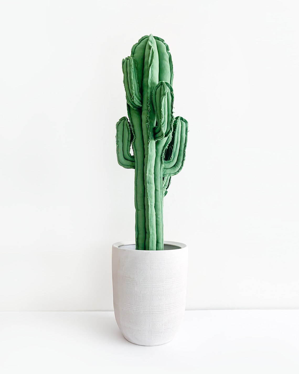 48 Jumbo Size Saguaro Cactus Plush, Handmade Fabric Cactus, Artificial ...