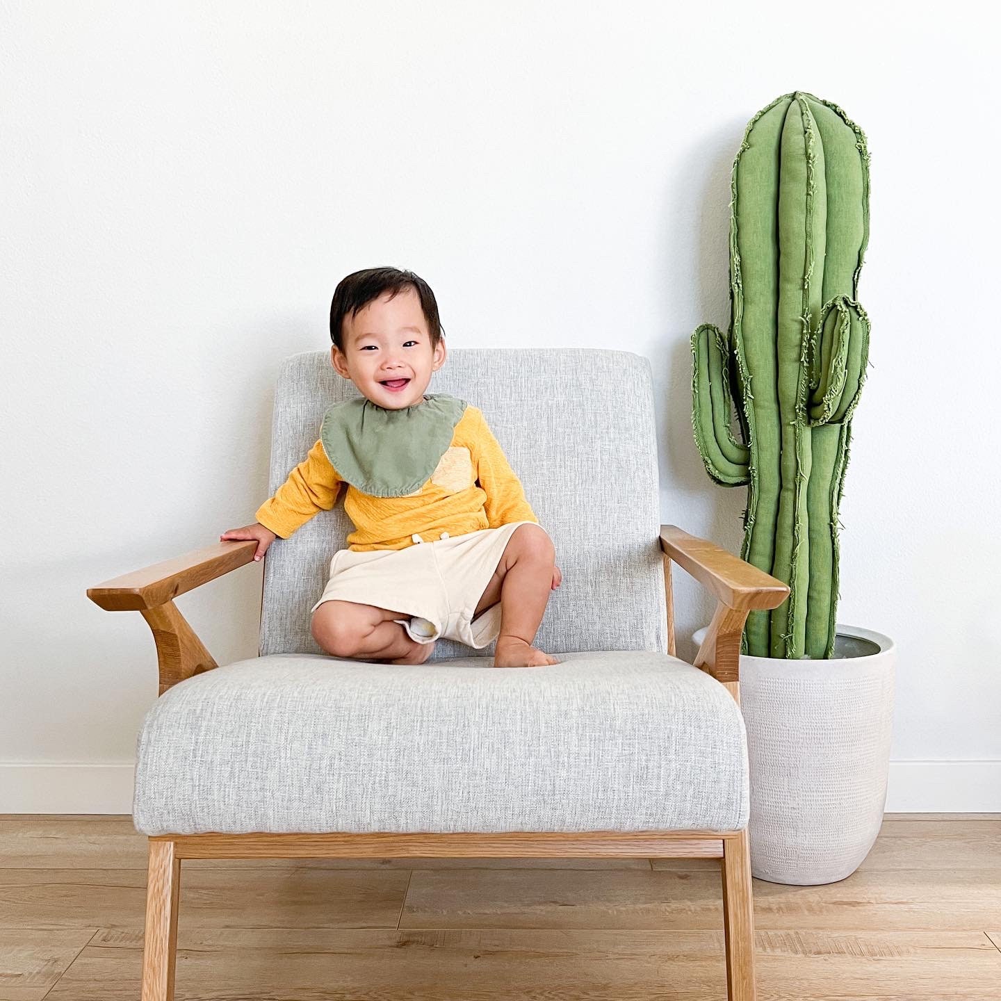 48" Jumbo Size Saguaro Cactus Plush, Handmade Fabric Cactus, Artificial ...