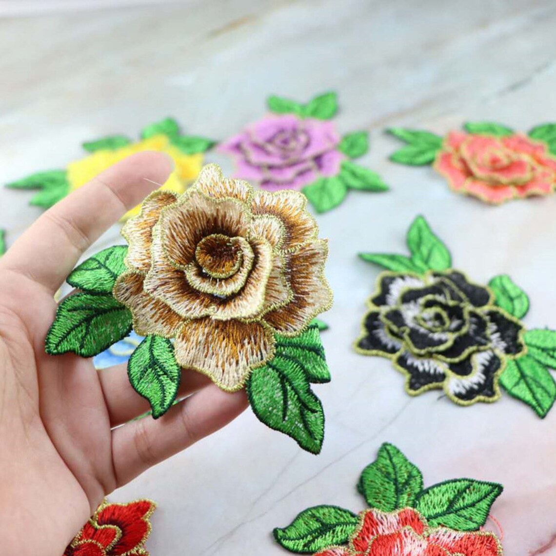 Embroidery Flower. 3D Flower Embroidery Kit. | Etsy