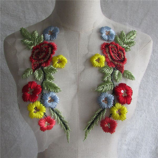Floral Applique - Etsy