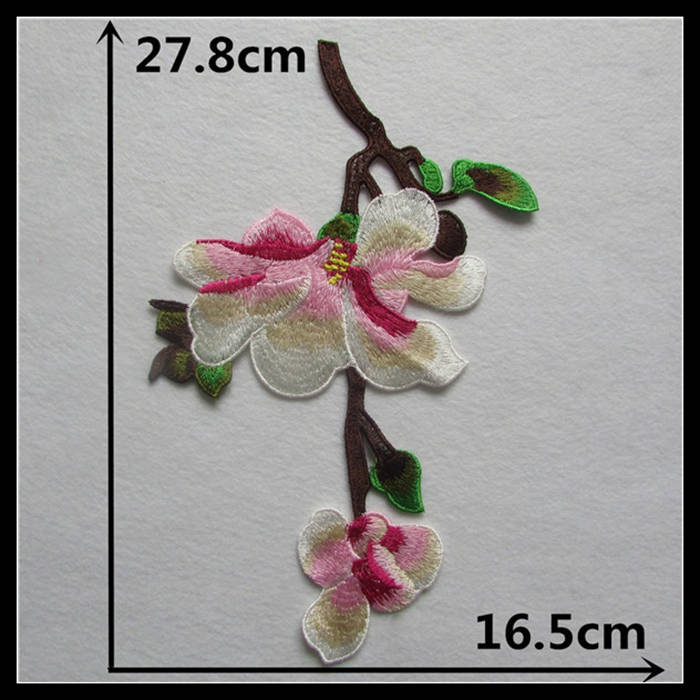 Embroidered Appliques Flower Appliques Embroideried floral - Etsy